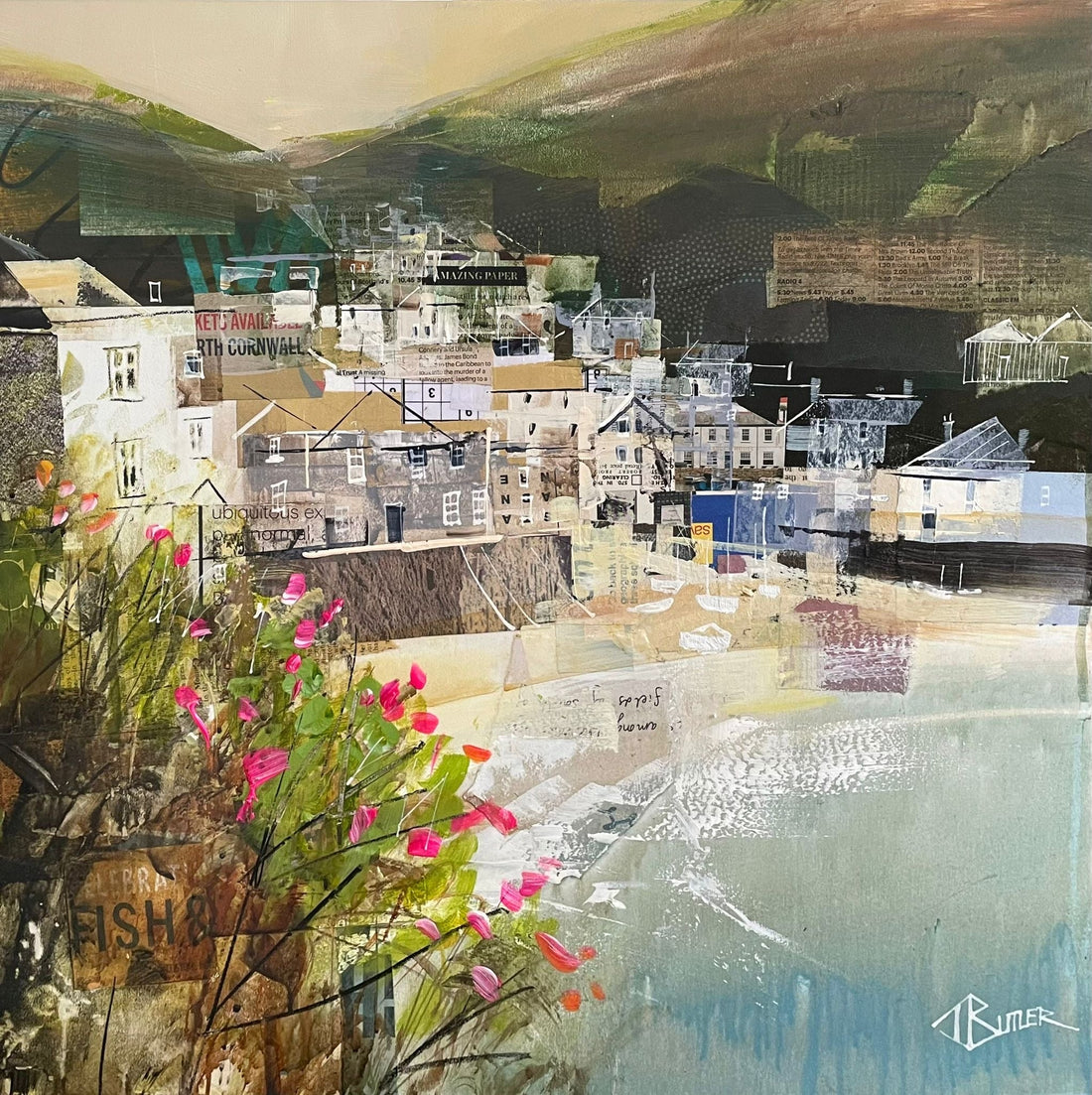 Tom Butler Original Paintings | Mixed Media Collage | Artists Website ...